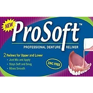 ProSoft Denture Reliner-Relines 2 Denture Plates