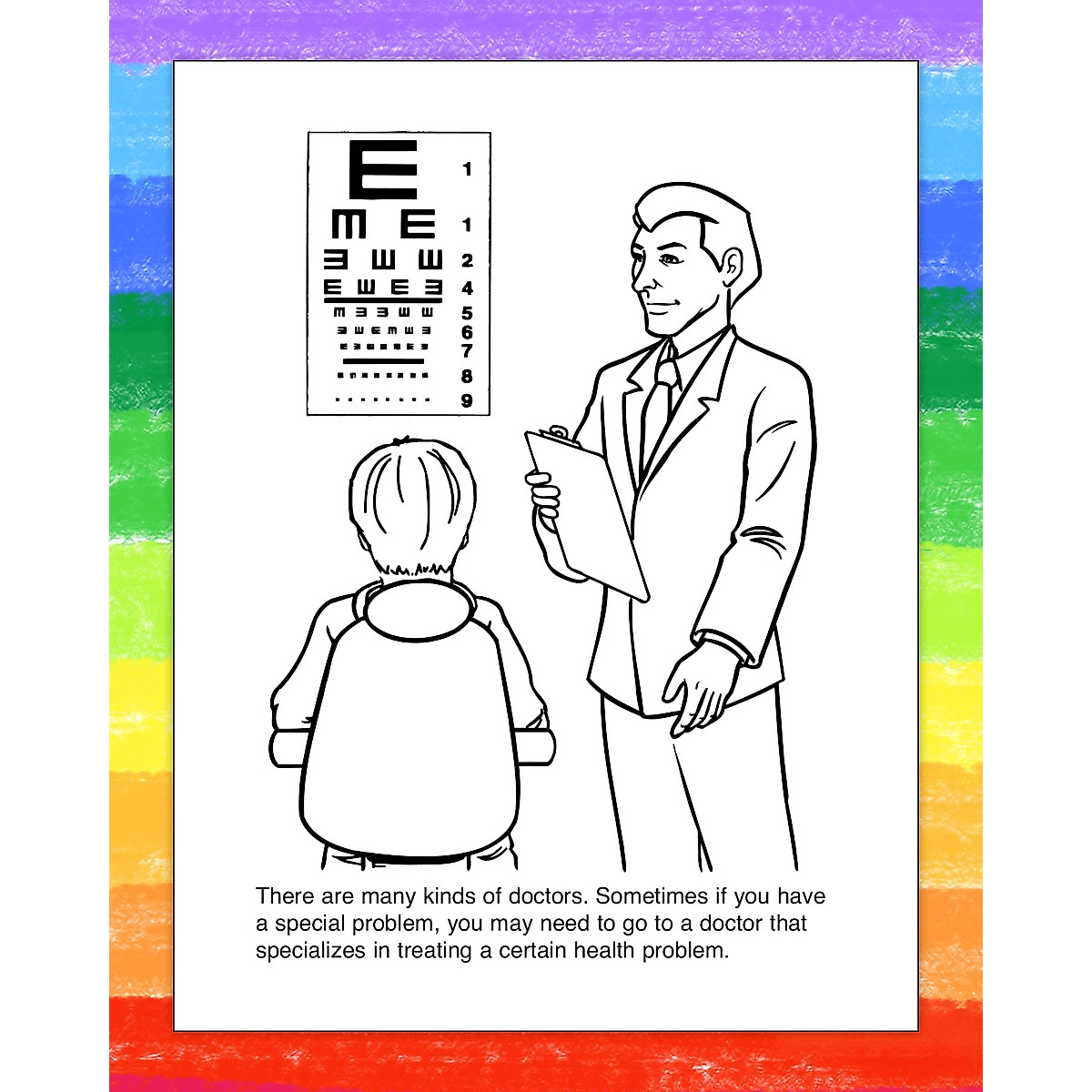 ZOCO - A Trip to The Doctor's Office - Educational Coloring Books (25 Bulk Pack, Without Crayons) - Games, Puzzles, Activities - Pediatrician Gifts for Kids