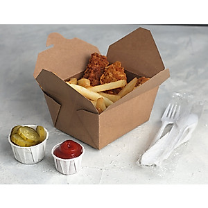 MT Products Individual Paper Portion Cups 1 oz. Sample Cups - Disposable Souffle Cups Great for Condiments or Medicine Cup (Pack of 350) - Made in the USA