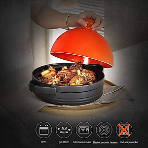 Cosy Trendy Tagine Pot Casserole Pot Tagine Pot Lead Free Cookware Stew Casserole Slow Cooker Tagine Pot For Home Kitchen 22.5.30