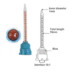Dental Mixing Tips HP Blue-Orange (49 Tips)