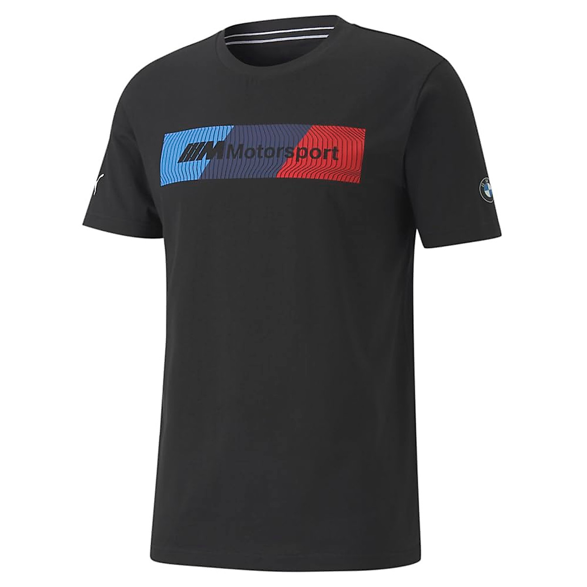 PUMA Men's Standard BMW M Motorsport Graphic Tee, Black 9.0, Small