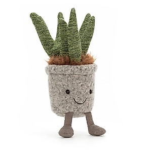 Jellycat Silly Succulent Aloe Plant Plush, 9 inches