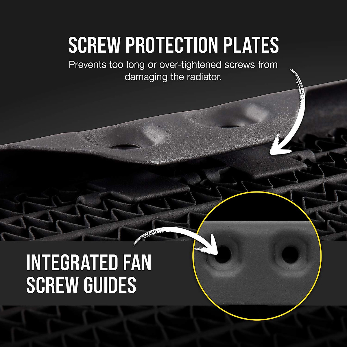 CORSAIR Hydro X Series XR7 360mm Water Cooling Radiator - Triple 120mm Fan Mounts - Premium Copper Construction - Easy Installation - Black