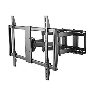 HumanCentric Full Motion Articulating TV Wall Mount Bracket | Fits 75, 80, 85, 90, 100" Flat Screen and Curved TV Monitors Up to 900 x 600 VESA | Features Full Motion Swivel, Tilt, & Rotation