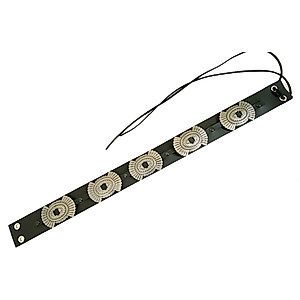 Funk Plus Silver Concho Hat Band for Cowboy Hats, Steampunk Tophats, Costume Rock Hat Slash Hat