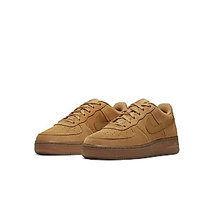 Nike Youth Air Force 1 Low LV8 GS BQ5485 700 Wheat - Size 5Y
