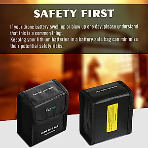 Arzroic Battery Safe Bag Fireproof Case for DJI FPV Drone Accessories Battery Holder Protector