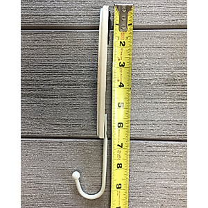 Tumbler Home Tropical Surfboard Wall Hooks – Set of 3 – Blue/Green/White Theme – 9” Tall