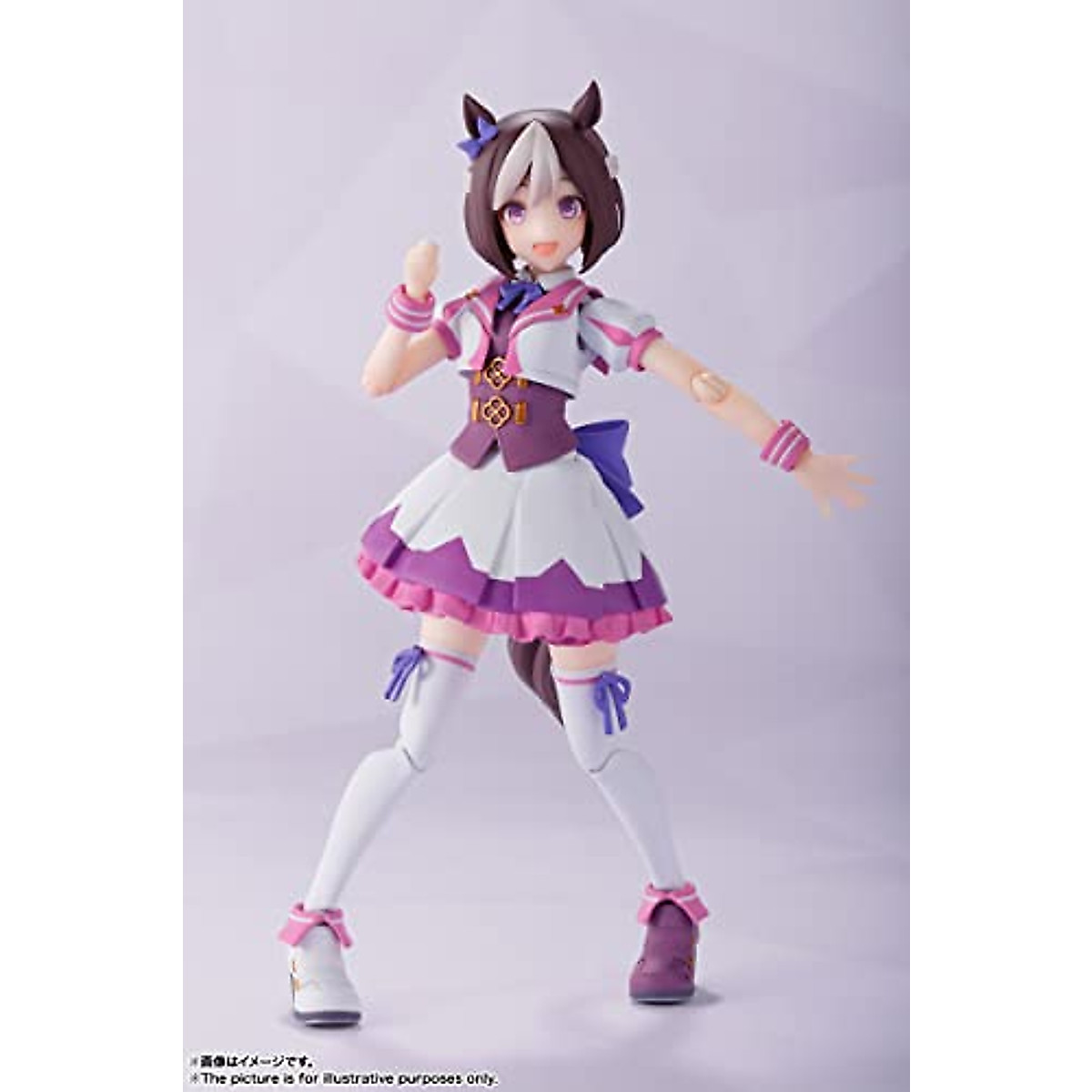 BANDAI SPIRITS(バンダイ スピリッツ) S.H. Figuarts Uma Musume Pretty Derby Special Week, Approx. 5.1 inches (130 mm), PVC & ABS, Pre-Painted Action Figure