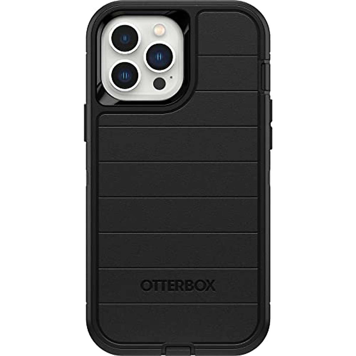 OtterBox Defender Series Screenless Edition Case for iPhone 13 Pro Max & iPhone 12 Pro Max (Only) - Case Only - Microbial Defense Protection - Non-Retail Packaging - Black