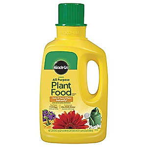 Miracle Gro 1001502 1 Qt Liquid all Purpose Plant Food Concentrate 12-4-8