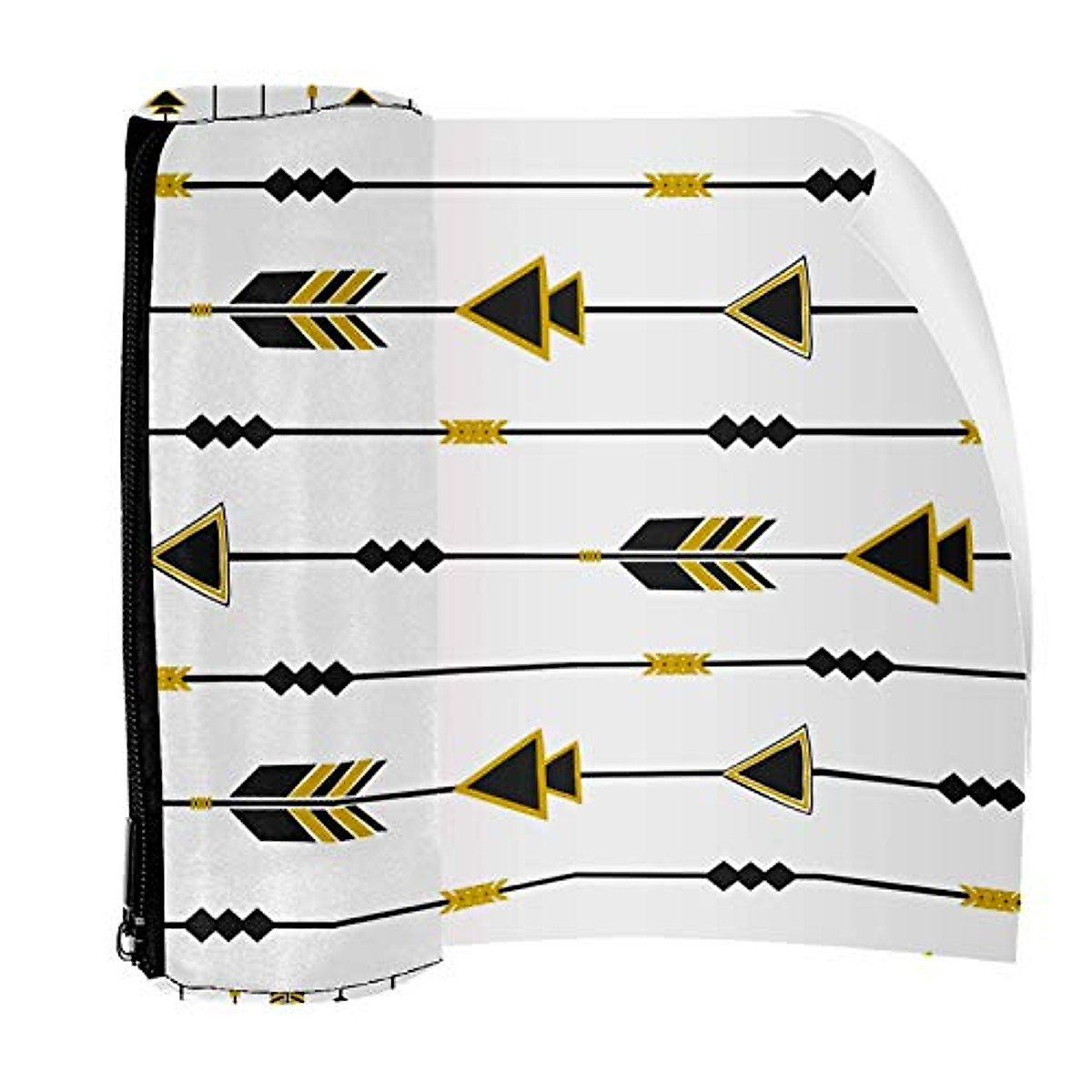 Tribal Arrows Pattern Pencil Bag Pen Case Stationary Case Pencil Pouch Desk Organizer Makeup Cosmetic Bag for School Office