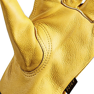 FZTEY Thorn Proof Gardening Men & Women Gloves Breathable Flexible 8(Medium)