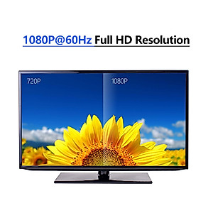 fairikabe VGA to HDMI Adapter with Audio, (PC VGA Output Source to TV/Monitor with HDMI Input Display), VGA Male to HDMI Female Converter for Monitor, 1080p VGA HDMI Adapter USB Powered…