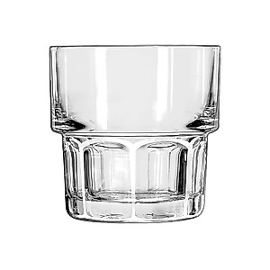 Libbey 15659 Gibraltar Stackable Rocks, 9 oz., M, Clear (Pack of 36)