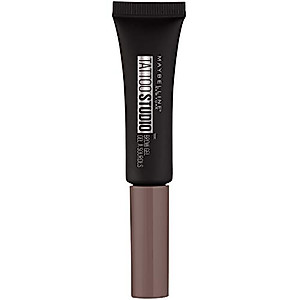 Maybelline TattooStudio Waterproof Eyebrow Gel Makeup, Medium Brown, 1 Count