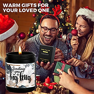 Mothers Day Gifts for Mom, Thinking of You Gift - A Big Hug Lavender Scented Candle Cheer Up Friendship Gifts for Women Friend Sisters Her Gifts from Sister