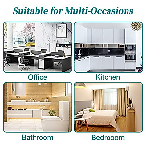 Automatic 13 Gallon Kitchen Stainless Steel Touch Free Trash Can with Lid High-Capacity Waste Bin with Ring Garbage Can for Home Kitchen Bathroom Bedroom Office