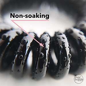 invisibobble Original Traceless Spiral Hair Ties with Strong Elastic Grip, Non-Soaking, Accessories for Women - Time to Shine, Bronze Me Pretty (Pack of 3)