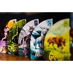 The Wolves Board Game | Wolf Themed Survival Strategy Game | Highly Interactive Family Game for Kids and Adults | Ages 14+ | 2-5 Players | Avg. Playtime 75 Minutes | Made by Pandasaurus Games