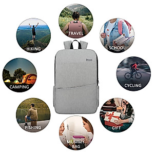 MAXTOP Travel Laptop Backpack with USB Charging Port Anti-Theft[Water Resistant] College School Bookbag Fits 17 Inch Laptop