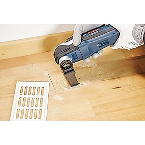 BOSCH OSL005C 5-Piece Starlock Oscillating Multi Tool Assorted Set Blades for Mixed Applications in Metal, Wood and Other General Purpose Materials with Included Case