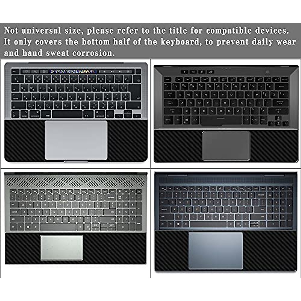Puccy 2 Pack Keyboard TouchPad Film Protector, compatible with ASUS ProArt StudioBook H5600 H5600QR 16" Laptop TPU Trackpad Guard Cover Skin (Not Tempered Glass Screen Protectors)