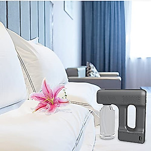 TONHOKJ Steam Gun, Handheld Rechargeable Nano Atomizer 17oz Large Capacity ULV Electric Sprayer Fogger for Home, Office, School or Garden (White)