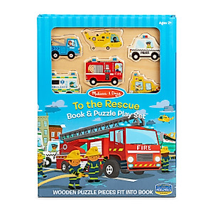 Melissa & Doug Book & Puzzle Play Set: On The Farm