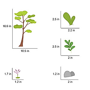 Animals Educational Wall Decals Kids Large,Kids Bedroom Wall Stickers,Peel and Stick Removable Wall Decors for Daycare,Boy Room,Girl Room,Nursery, Baby Room,Bedroom,Playroom.