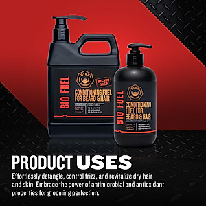 GIBS Grooming Biofuel Conditioning Fuel for Beard & Hair, 12 Fl Oz(Pack of 1)