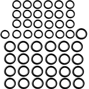 Tatuo 50 Pieces Power Pressure Washer O-Rings Replacement for 1/4 inch, 3/8 inch, M22 Quick Connect Coupler