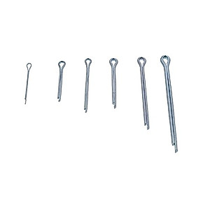 ABN Cotter Pin Key 555 pc Assortment Set, 1/16 x 1 to 5/32 x 2-1/2 Inch – Steel Locking Automotive Axle Trailer Pins