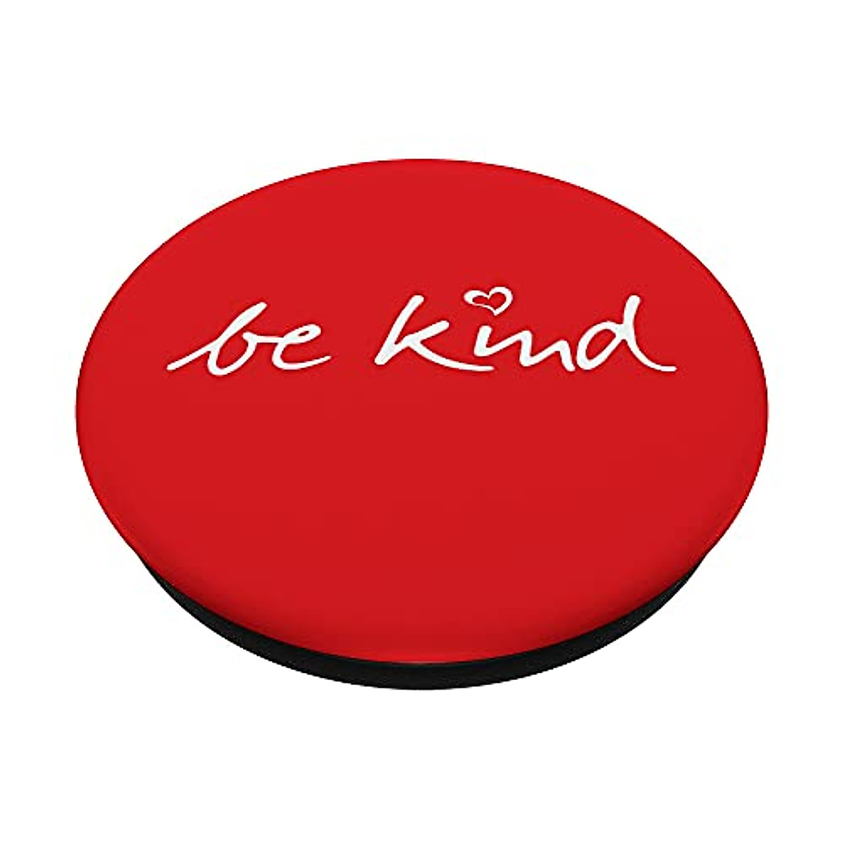 Be very Kind - Kind Love Heart - White Red Color Pop Sockets PopSockets Swappable PopGrip