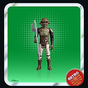 STAR WARS Retro Collection Lando Calrissian (Skiff Guard), Return of The Jedi 3.75-Inch Collectible Action Figures, Ages 4 and Up (F7277)