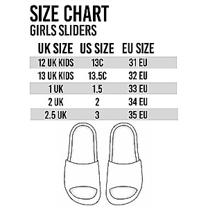 Barbie Girls Sliders Kids Teens Pink Doll Logo Sandals Summer Shoes