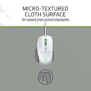 Razer Goliathus Extended Chroma Gaming Mouse Pad: Customizable Chroma RGB Lighting - Soft, Cloth Material - Balanced Control & Speed - Non-Slip Rubber Base - Mercury White