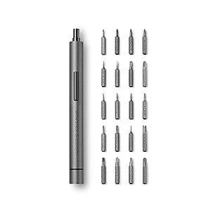 wowstick Precision Screwdriver Kits 1F+ TRY 20 Bits Electric Screwdriver Sets 1F Pro TRY Lithium Precision Screwdriver Type C Rechargeable Portable Magnetic Repair Tool Kit & LED Lights for PC Phone