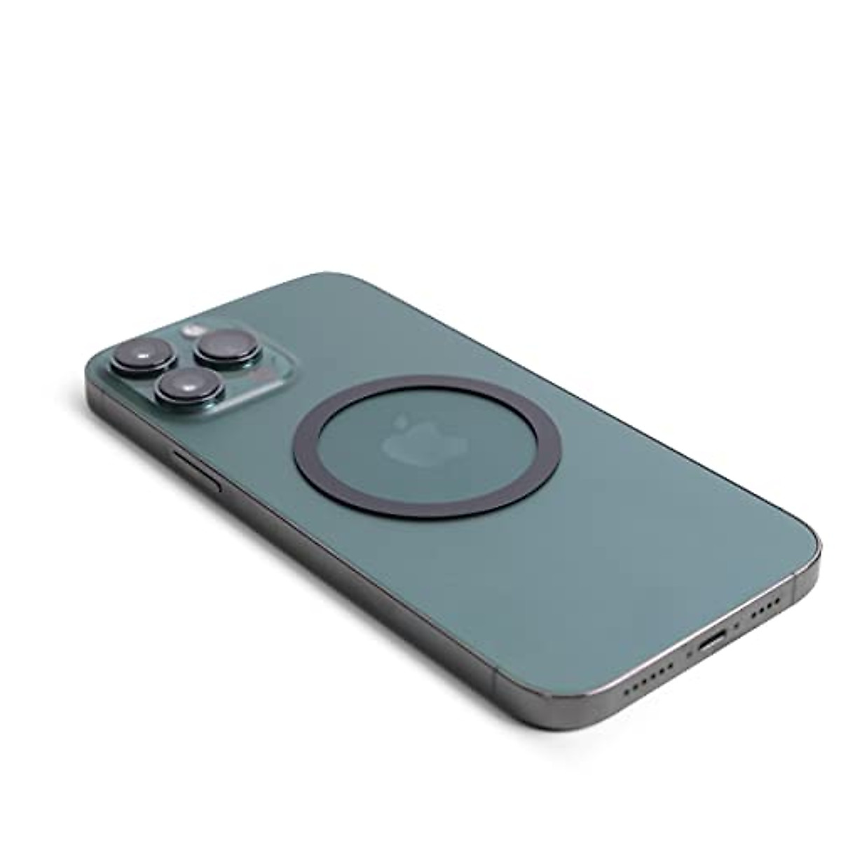 Wannap Magnetic Wireless Charging Magsafe Ring - 6 PCS, Ultra-Thin(5mm) Magsafe Sticker, Compatible with iPhone 14/13/12 Series,Samsung Galaxy (3Black+3Silver)