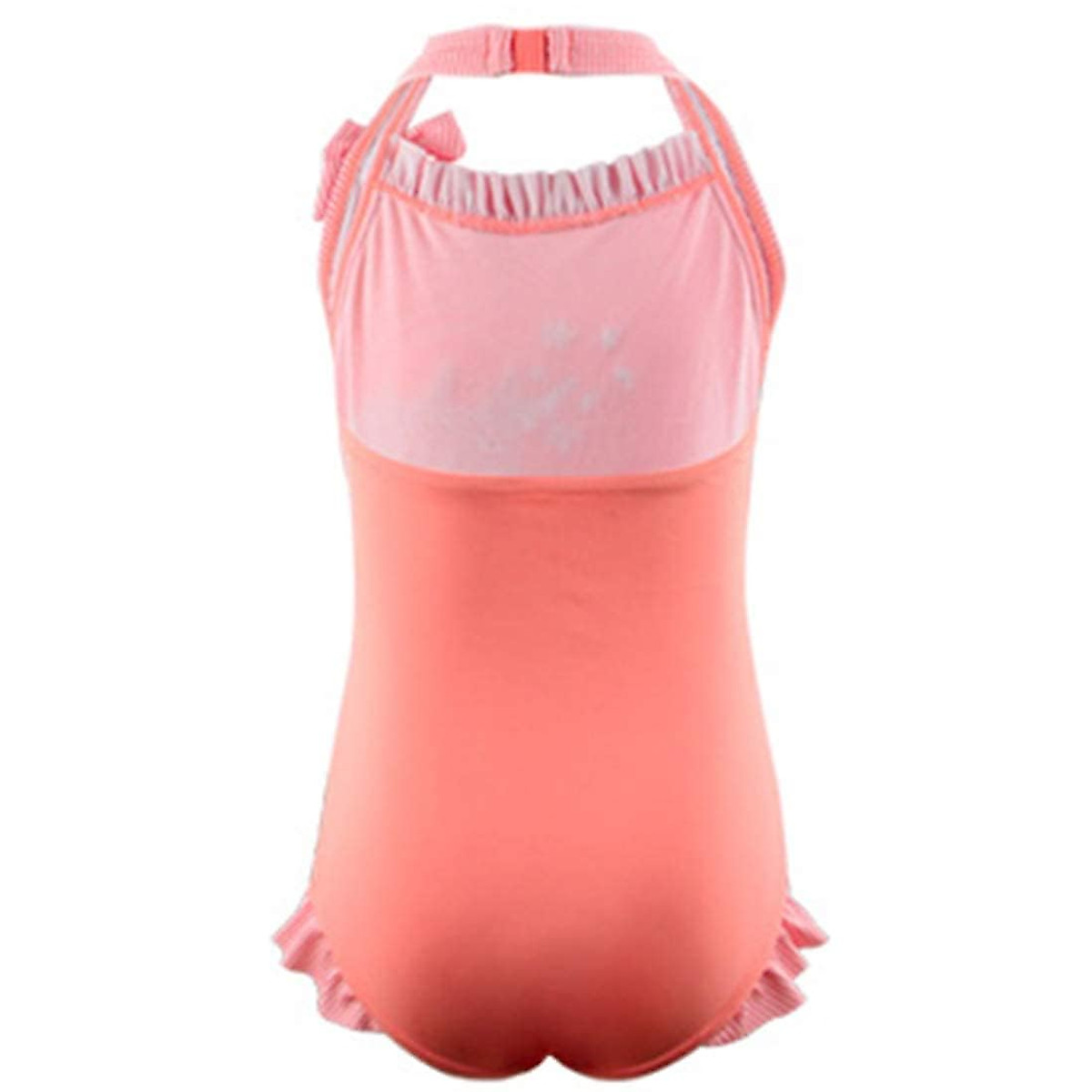 Julysand Toddler Girls Orange One Piece Swimsuit Sequin Unicorn Swimwear Bow Ruffled Bathing Suit