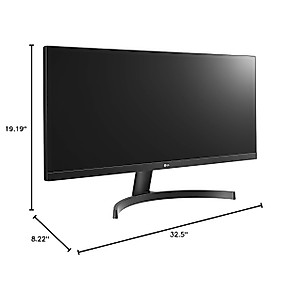 LG 34WL500-B 34" 21:9 UltraWide Full HD HDR10 IPS LED Monitor, Black