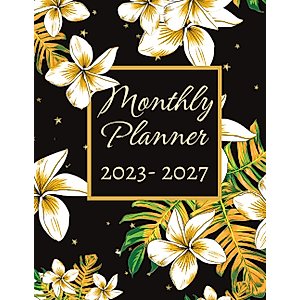 2023-2027 Chaos Coordinator 5 Year Monthly Planner: Large 5 Year Organizer January 2023 to December 2027 With Holidays | Butterfly Cover | Exotic Cover