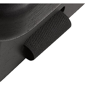 Meinl Percussion Knee Tap with Tambourine Jingles for Cajon Players, Includes Adjustable Strap — NOT Made in China — Play with Your Hands, Hollow Hardwood Body, 2-Year Warranty, Black (KP-JT-BK)