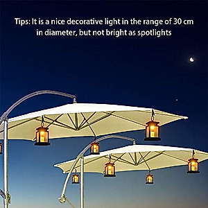 Sunklly Hanging Solar Lanterns Outdoor - 4 Pack Solar Candle Flickering Lights Waterproof Led Hanging Solar Lanterns Lights for Garden, Patio, Umbrella, Tent, Tree, Yard, Deck, Camping (Warm Light)