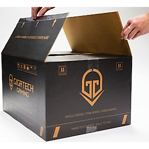 Gigatech Gaming Apollo 7 Gaming Desktop - AMD Ryzen 7 5700G 8-Core 16-Threads 4.6GHz Boost, Radeon Vega 8, 8GB DDR4 3200MHz, 256GB SSD, Built in Wi-Fi, Windows 10