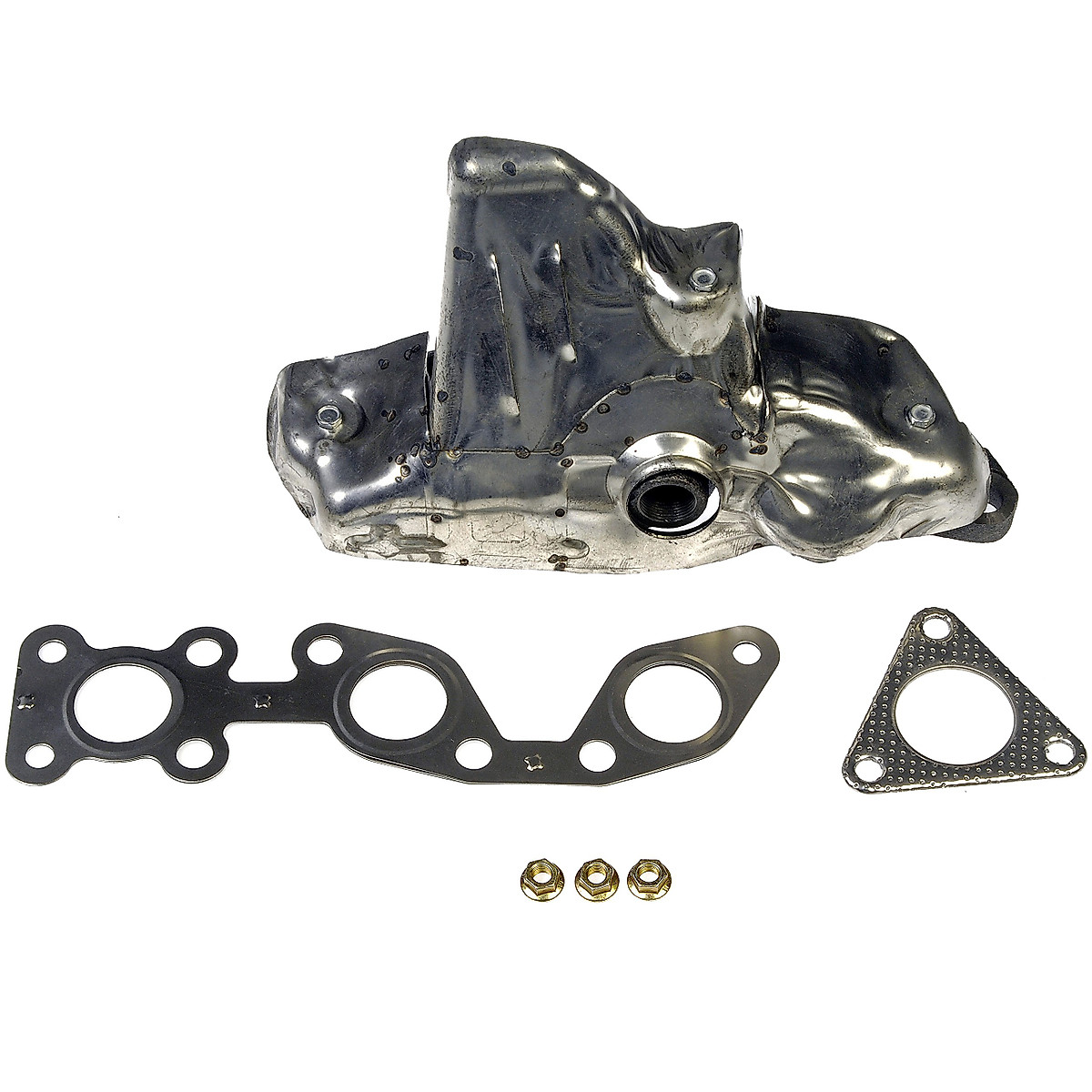 Dorman 674-599 Driver Side Exhaust Manifold Kit - Includes Required Gaskets and Hardware Compatible with Select Nissan Models
