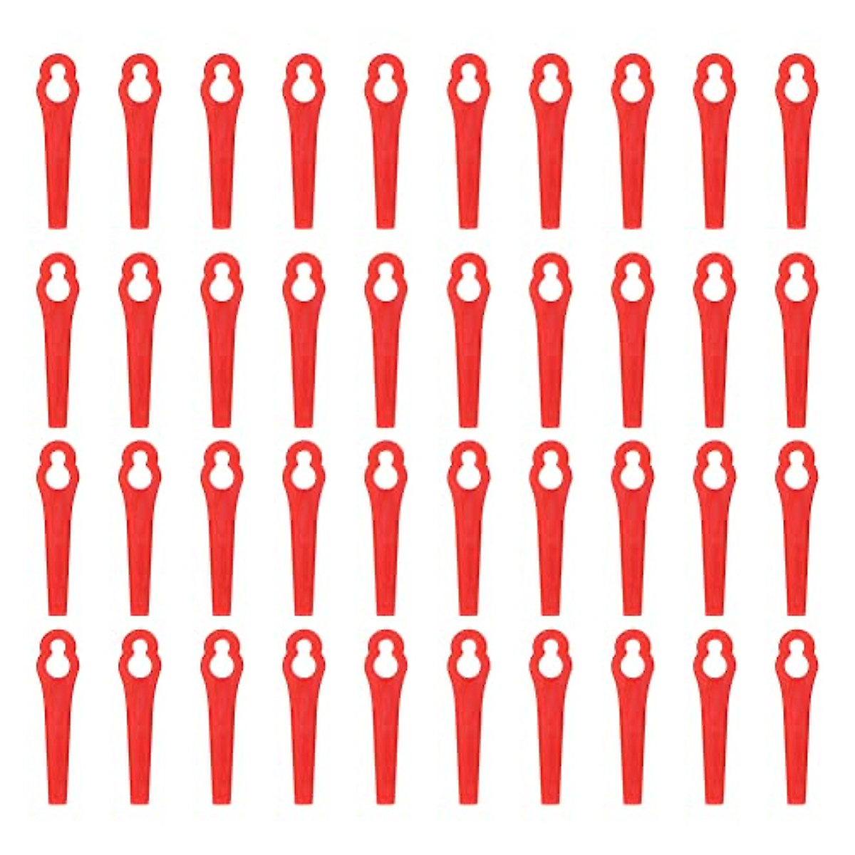 Zopsc 40Pcs Plastic Set Replacement for Cordless Grass Trimmer Strimmer, Easy to Installar, Lawnmower Trimmer Grass Cutter Tools