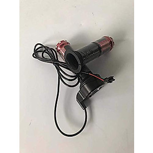 NBPOWER 2019 Style Universal Voltage Twist Throttle, 24V 36V 48V 3 Wire Twist Throttle Hand Grip for Electirc Scooter Bike, for E-Bike DIY Conversion Kit Parts,Electric Bike kit.