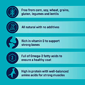 Stewart Freeze Dried Dog Treats, Wild Salmon, 2.75 oz Grain Free & Gluten Free, Resealable Pouch, Single Ingredient, Training Treat in Beef Liver, Salmon, Chicken Liver & Chicken Breast 4, 14, 21 oz